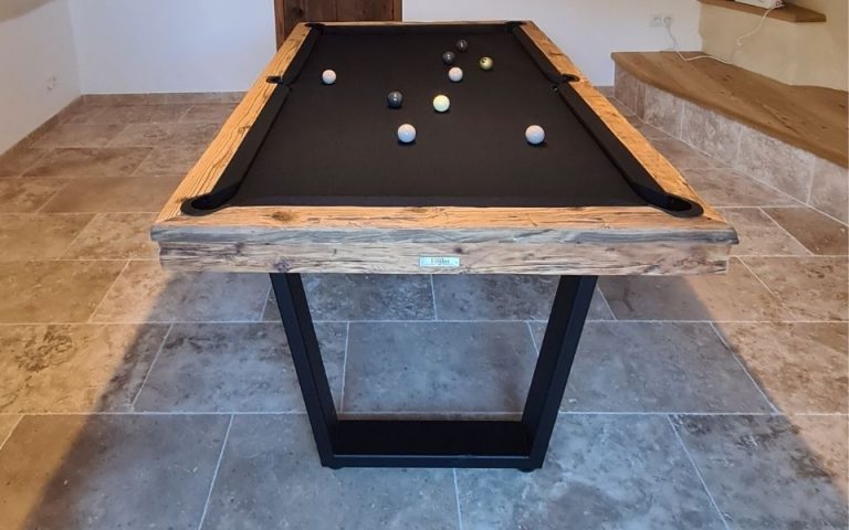 Iron industrial Billiard table, Convertible - Modern - Billiards Toulet